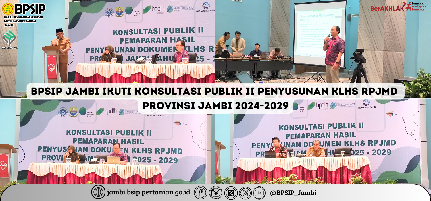 Berita BRMP Jambi - BPSIP Jambi Ikuti Konsultasi Publik II Penyusunan ...
