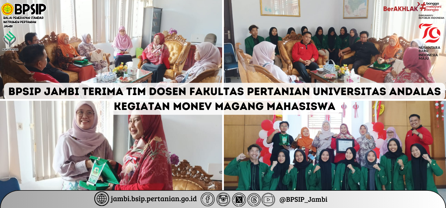 Berita BRMP Jambi - BPSIP Jambi Terima Tim Dosen Fakultas Pertanian ...
