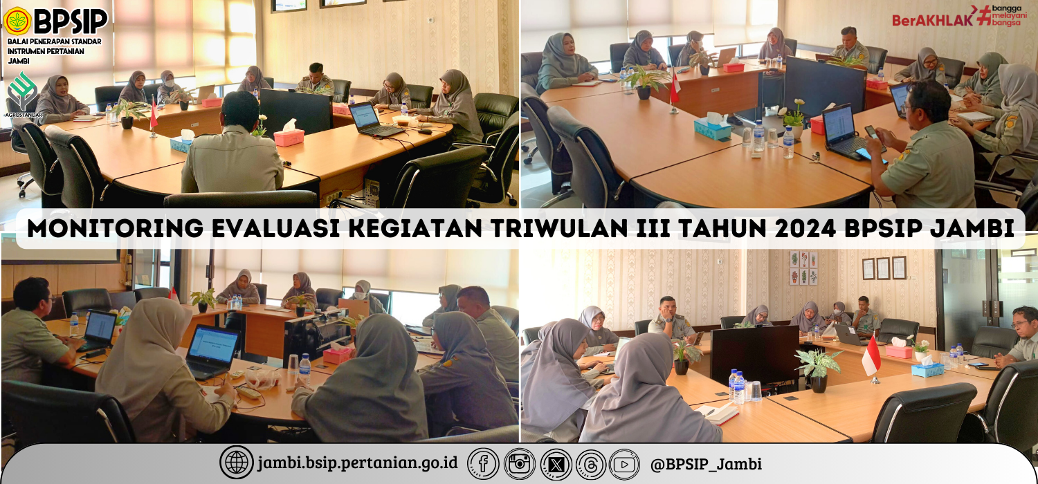 Berita BRMP Jambi - Monitoring Evaluasi Kegiatan Triwulan III Tahun ...