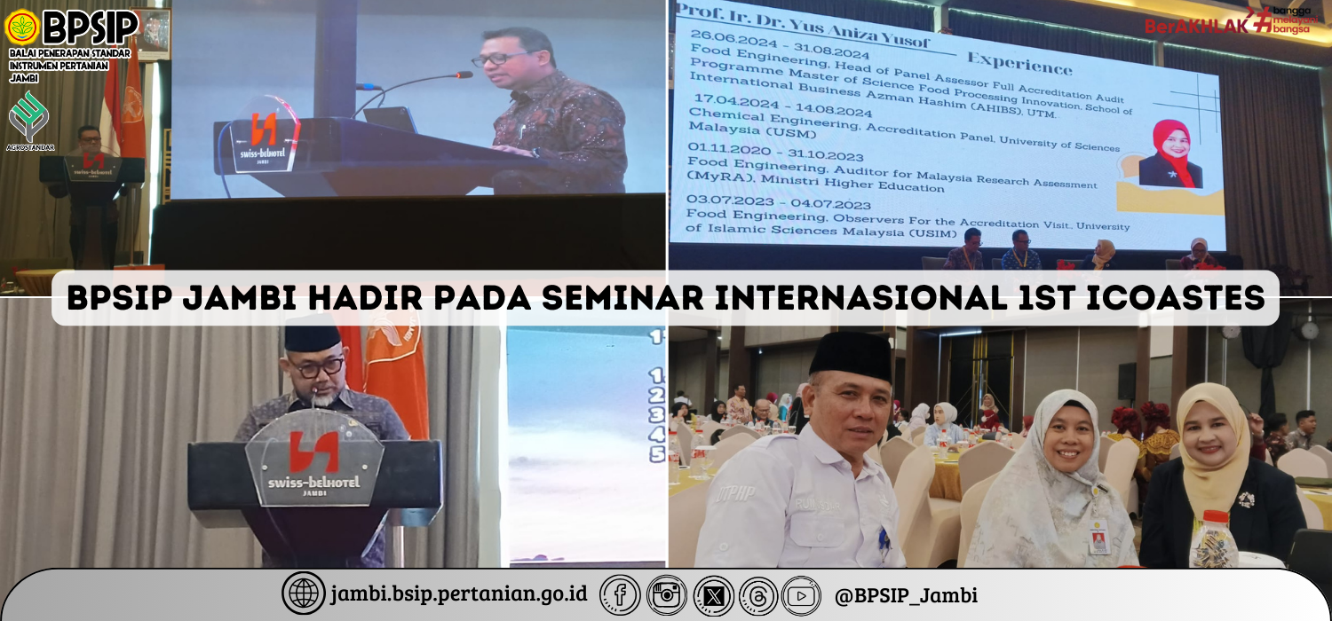 Berita BRMP Jambi - BPSIP Jambi Hadir pada Seminar Internasional 1st ...