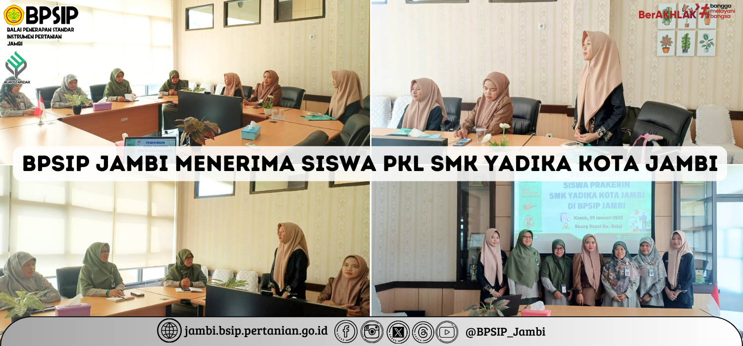 Berita BRMP Jambi - BPSIP Jambi Menerima Siswa PKL SMK Yadika Kota Jambi